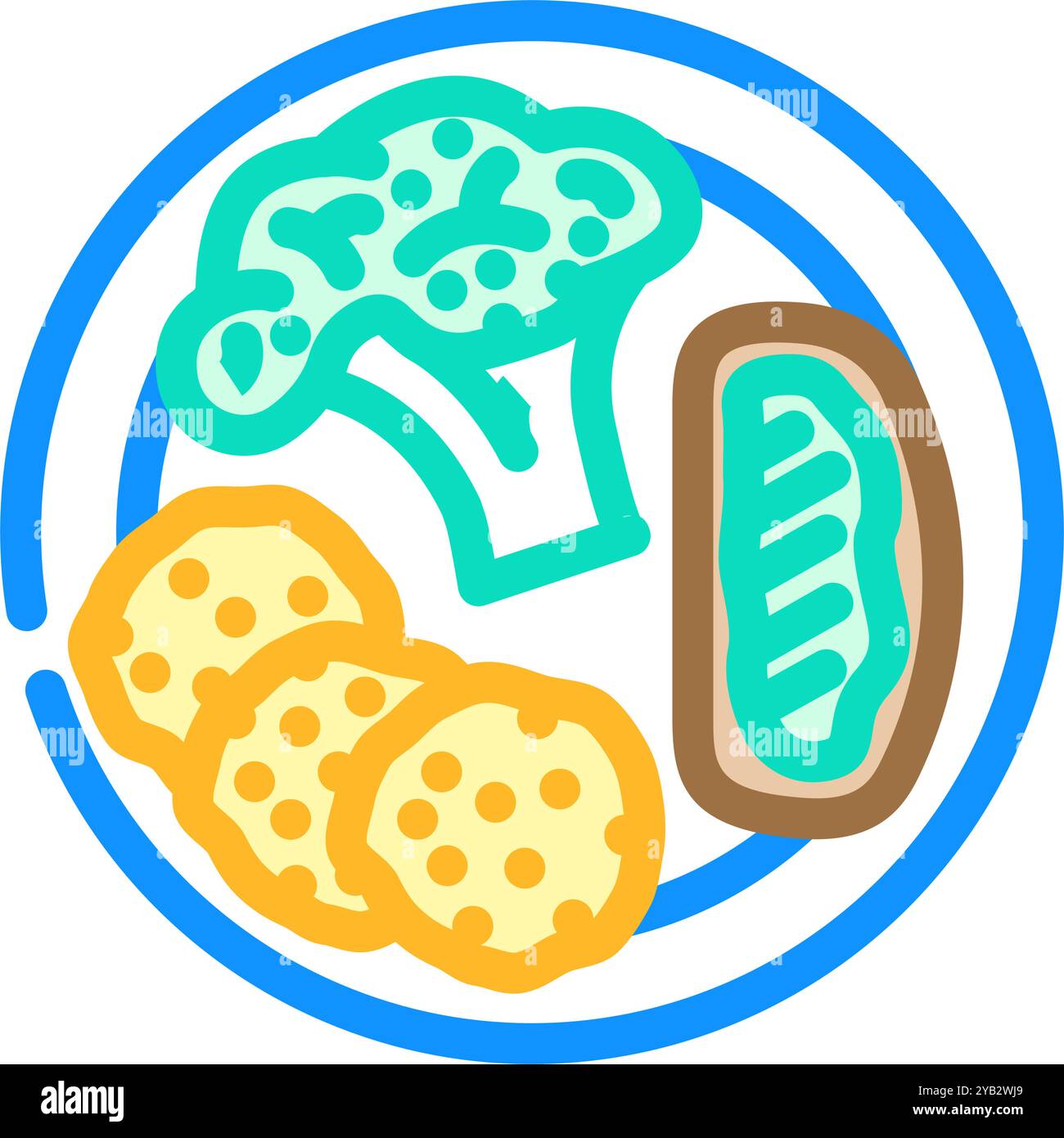 food vegan color icon vector illustration Stock Vector Image & Art - Alamy