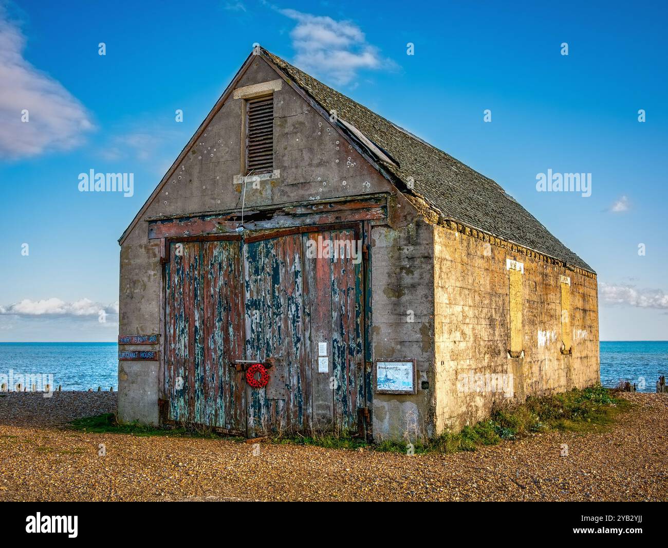 The Mary Stanford lifeboat house in Winchelsea, Rye, is where 17 ...