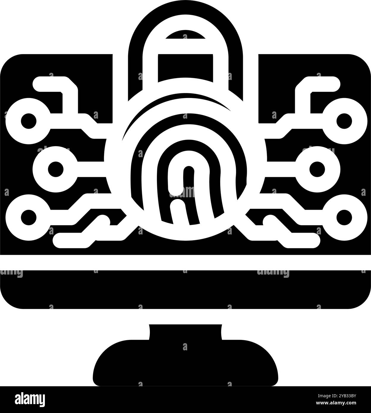 Face matching system Black and White Stock Photos & Images - Alamy