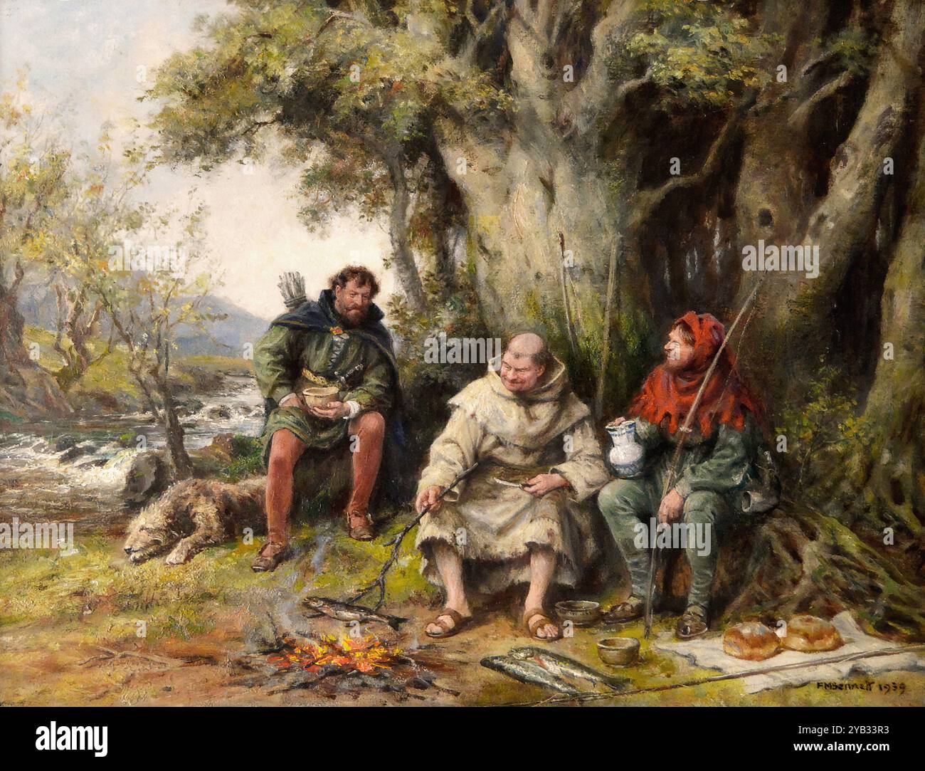Bennett, Frank Moss - Robin Hood Stock Photo - Alamy