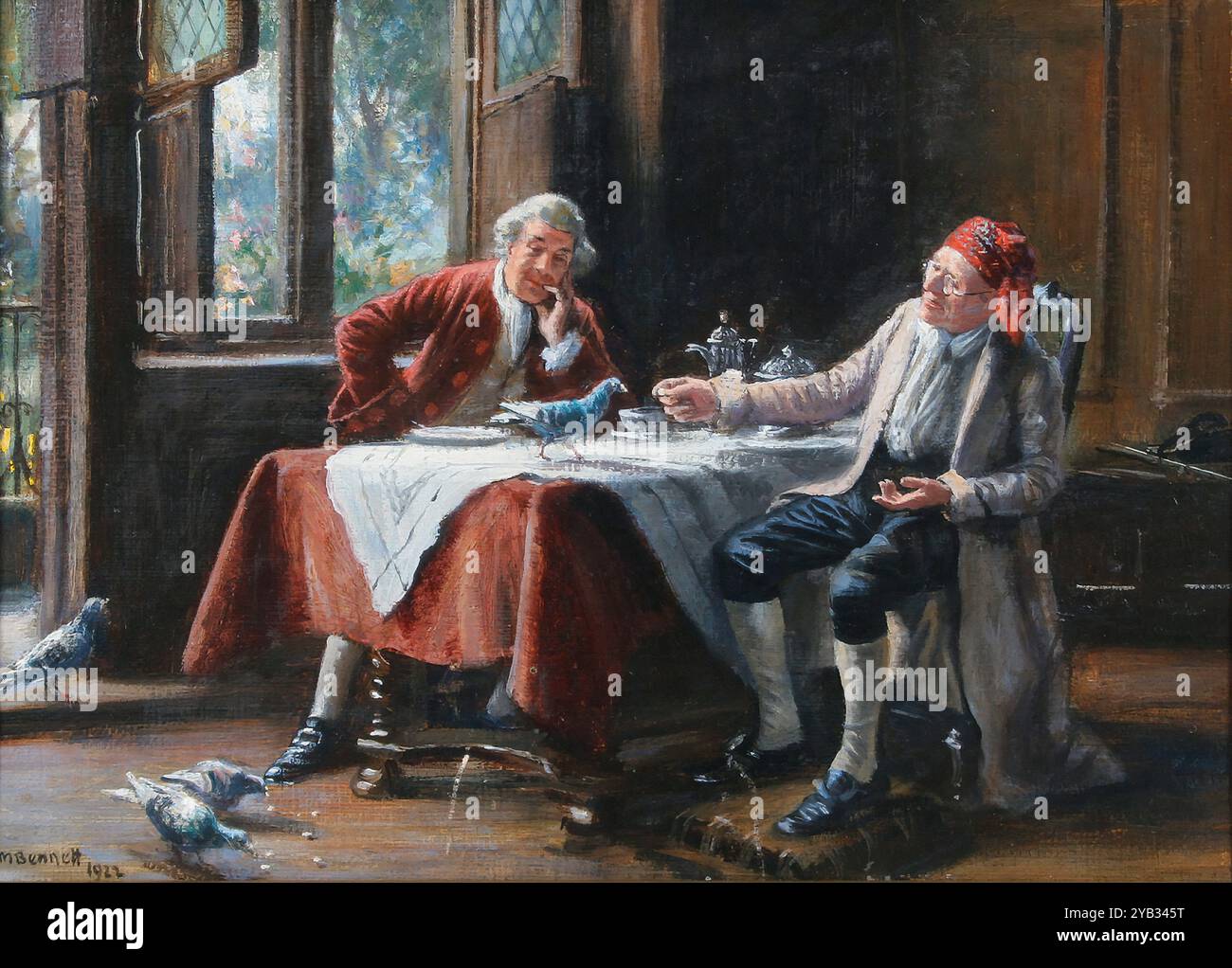 Bennett, Frank Moss - Uninvited Guests Stock Photo - Alamy