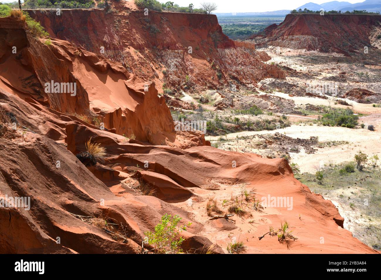 Tsingy Rouge (Red Tsingy) is an eroded laterite formation in Irodo ...
