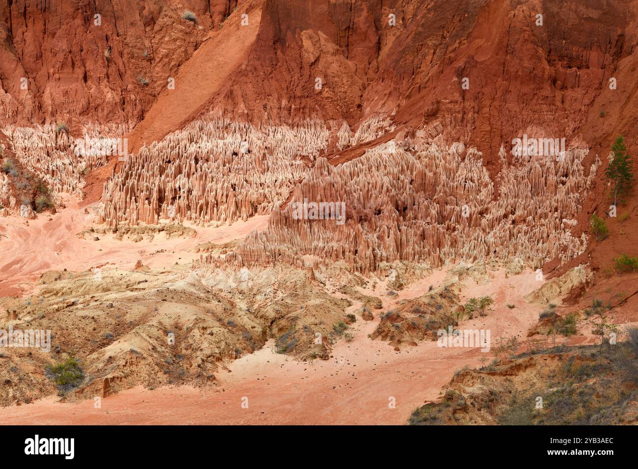 Tsingy Rouge (Red Tsingy) is an eroded laterite formation in Irodo ...