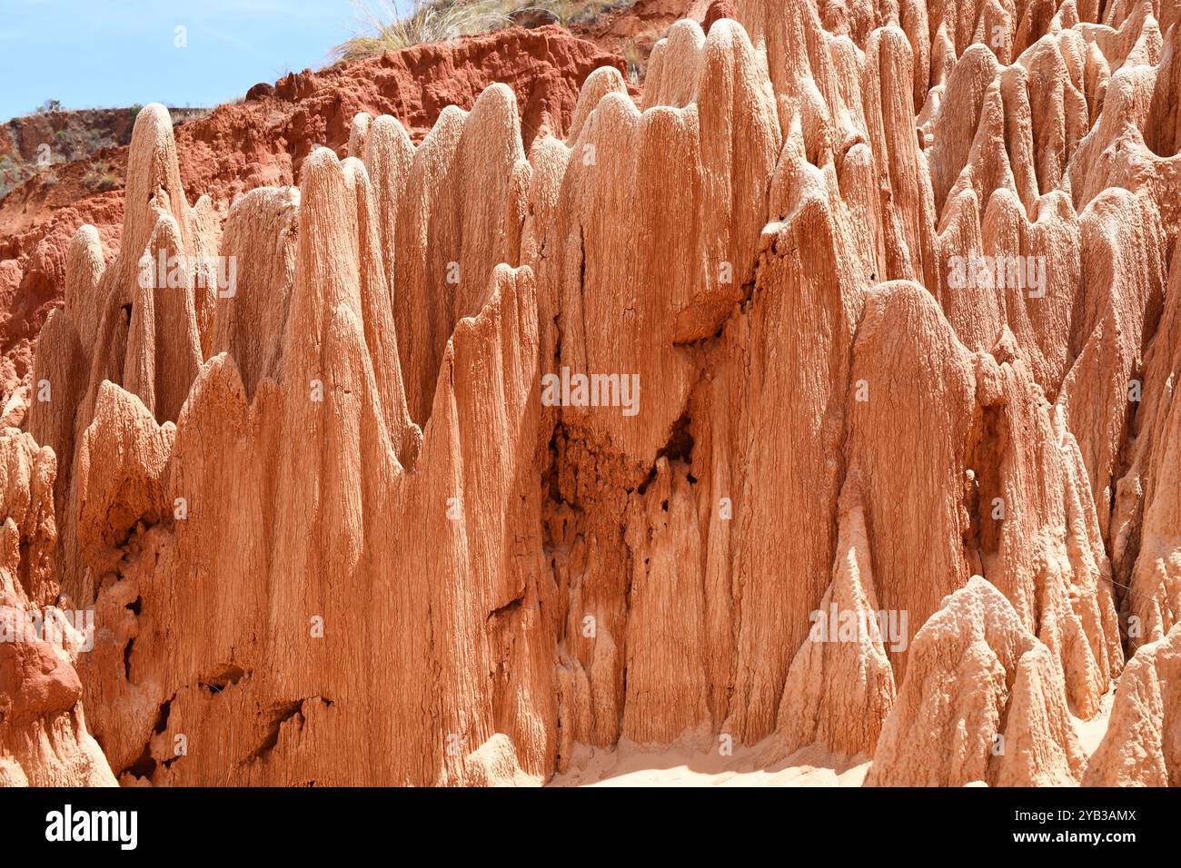 Tsingy Rouge (Red Tsingy) is an eroded laterite formation in Irodo ...