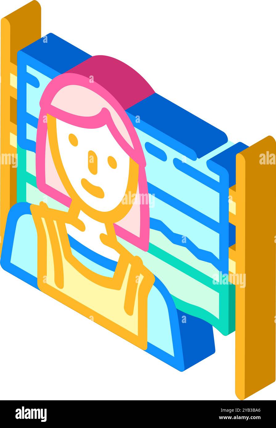 designer dressmaking fashion isometric icon vector illustration Stock ...