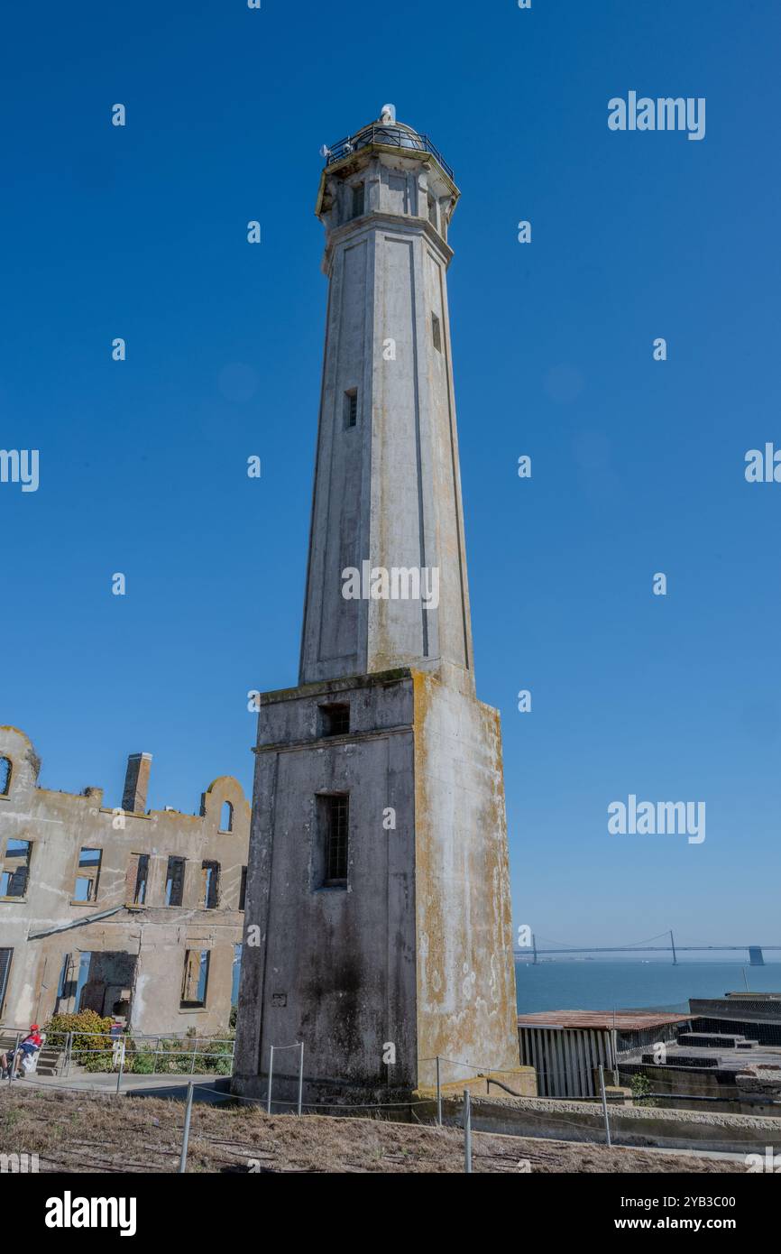 Alcatraz lighthouse hi-res stock photography and images - Alamy