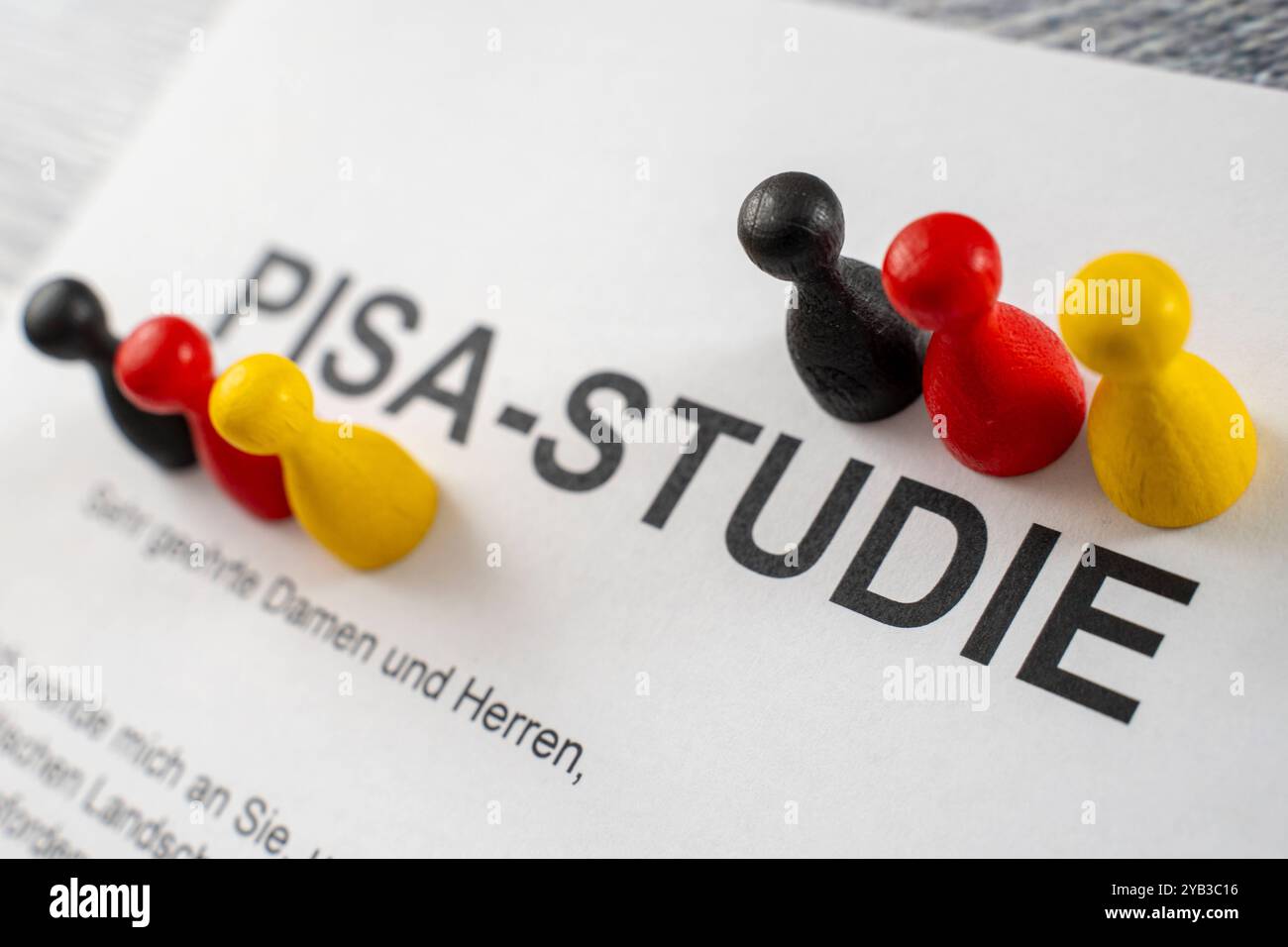 Bavaria, Germany - October 15, 2024: Pisa study written on a piece of ...