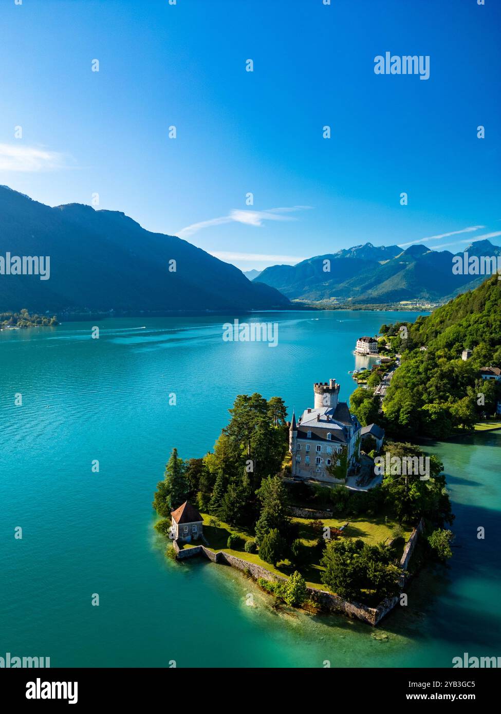 Chateau de Duingt, Annecy lake, France Stock Photo - Alamy