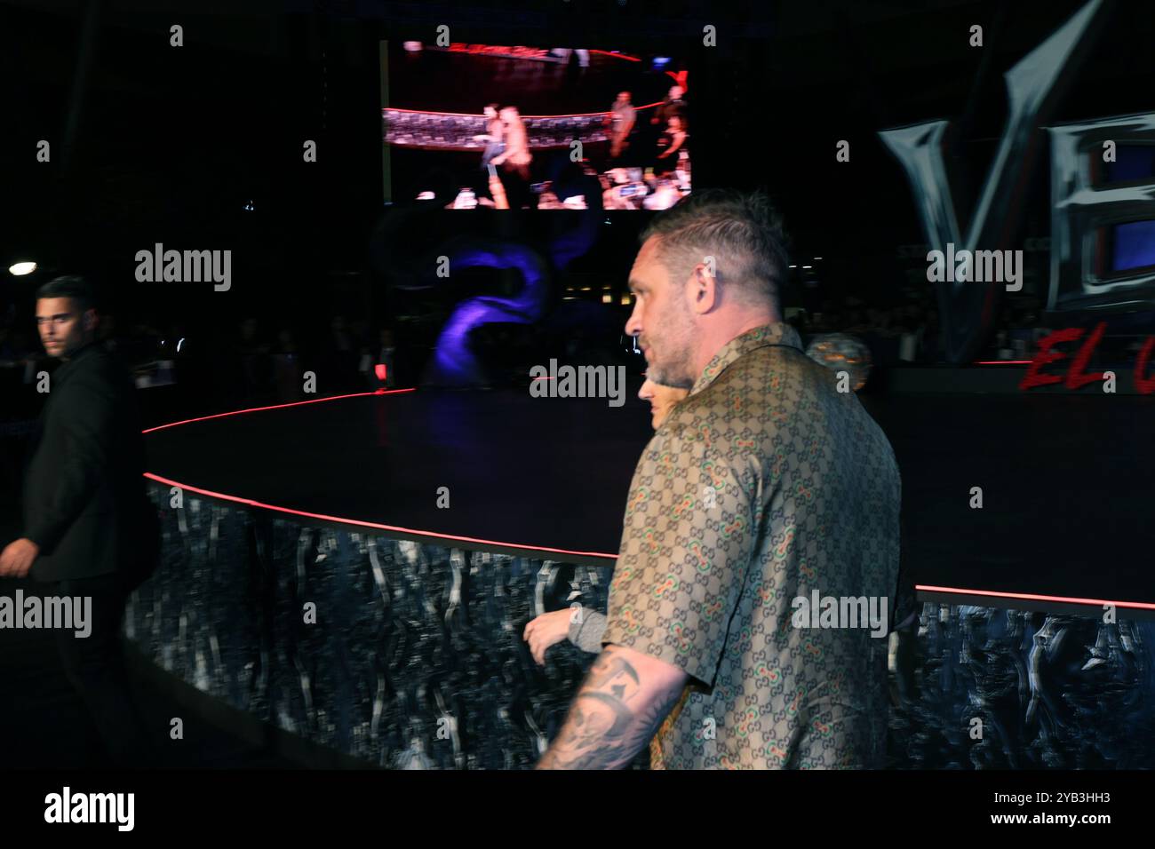 Mexico City, Mexico. 15th Oct, 2024. Tom Hardy attends the black carpet ...