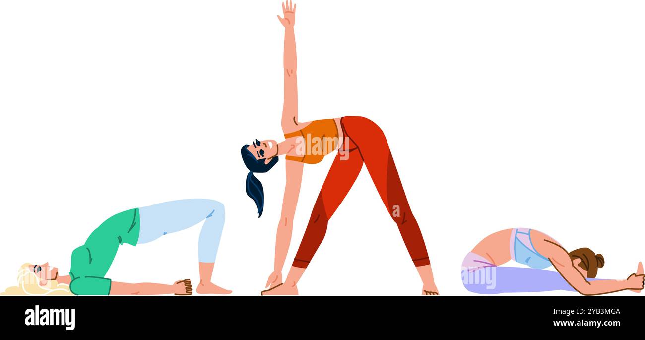 asana yoga exercises vector Stock Vector Image & Art - Alamy