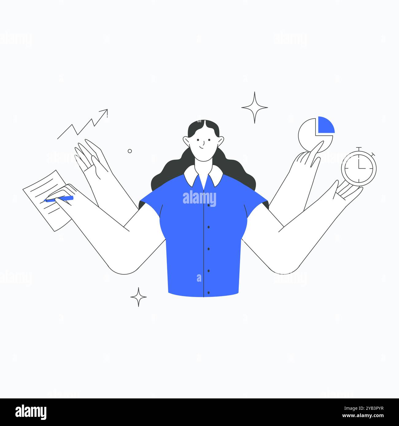 Organizational skills Stock Vector Images - Alamy