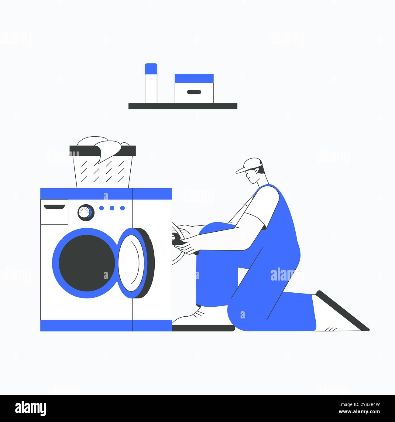 Troubleshooting machines Stock Vector Images - Alamy