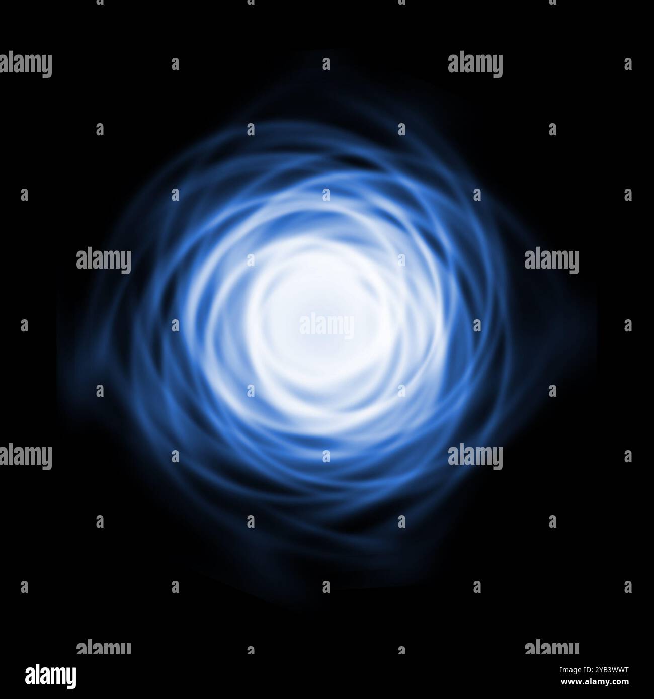 Glowing energy light representing a star gate through universe Stock ...