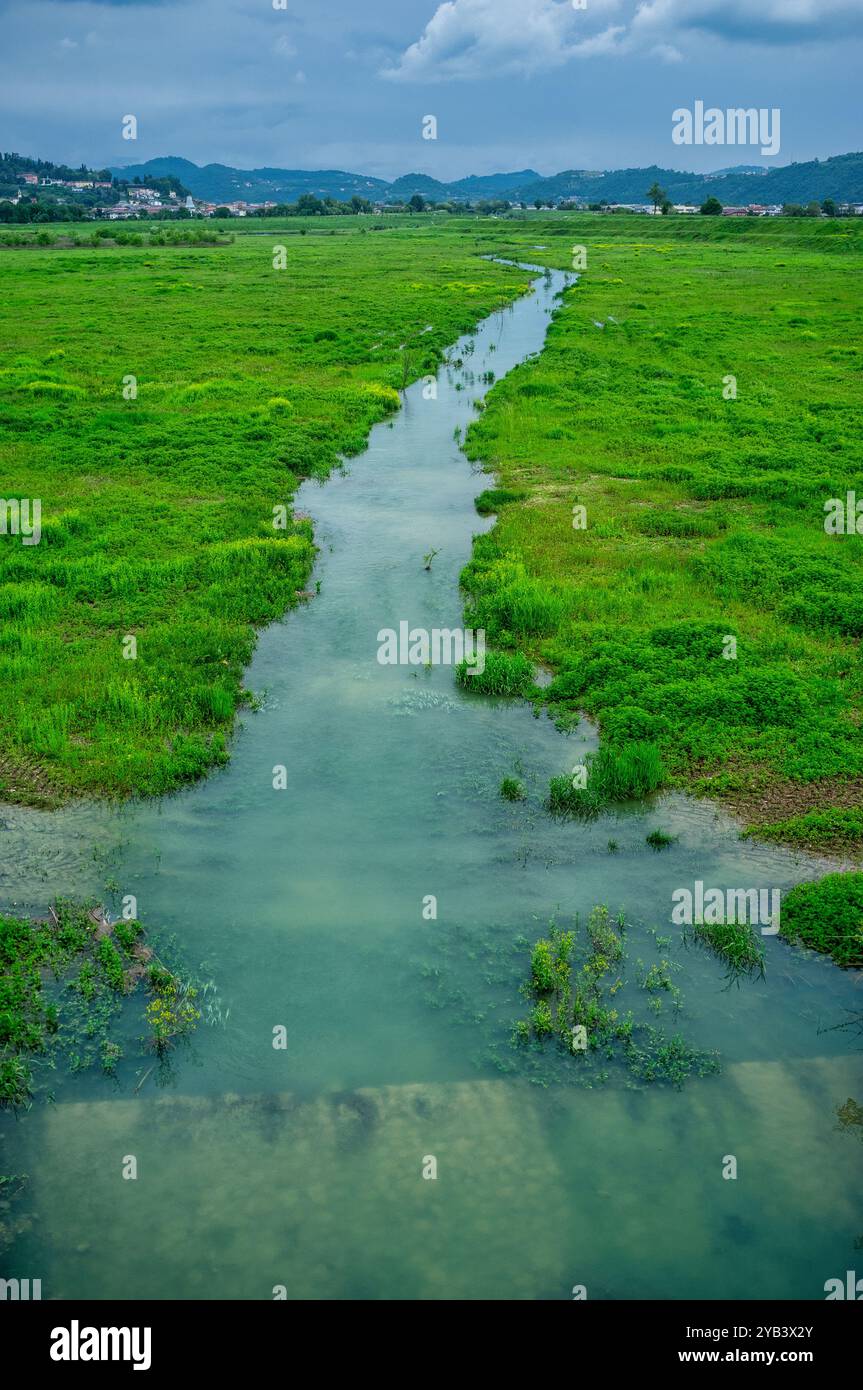 River engineering works for flood protection and hydraulic and ...