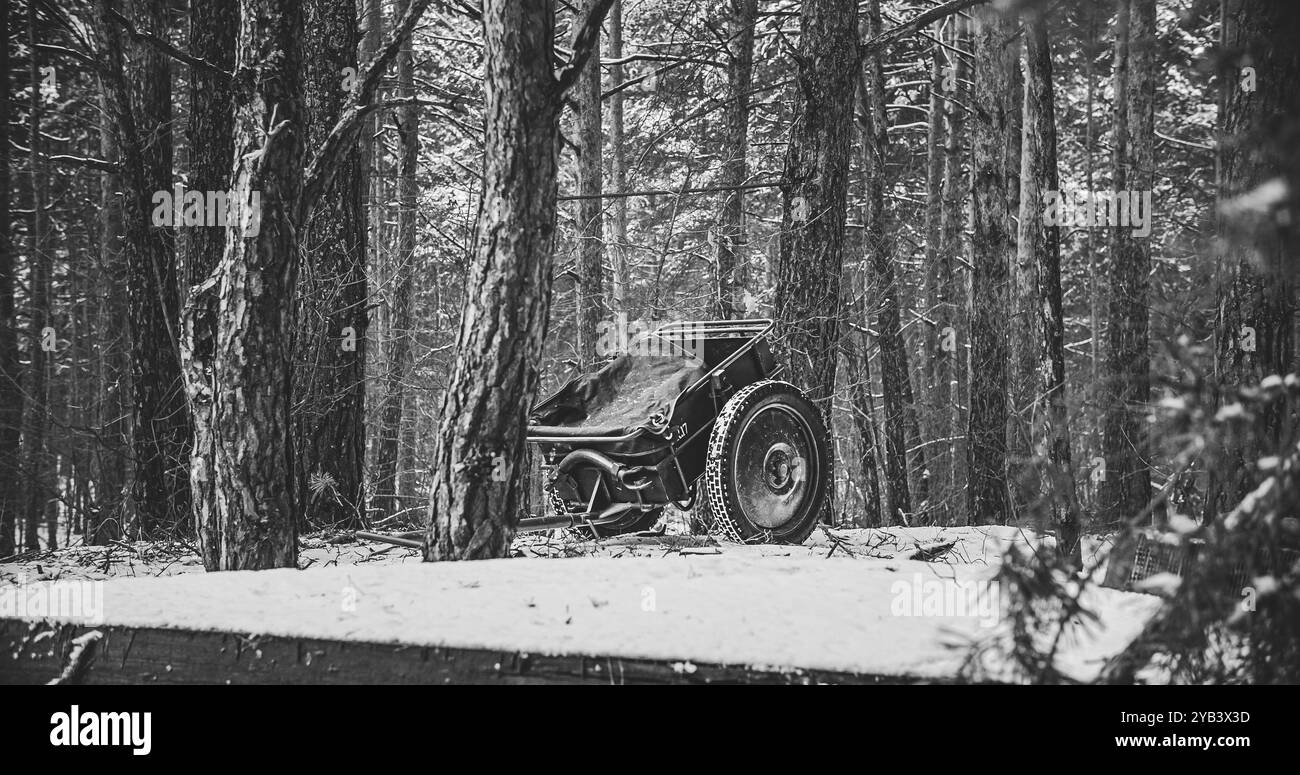 Abandoned German Infantry Cart Or Handcart Infanteriekarren If8 Of ...