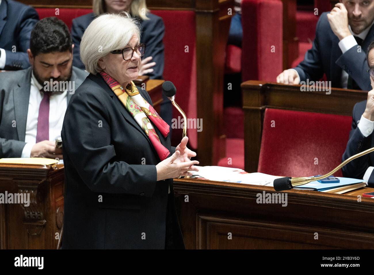 Paris, France. 16th Oct, 2024. French Minister for Territorial ...