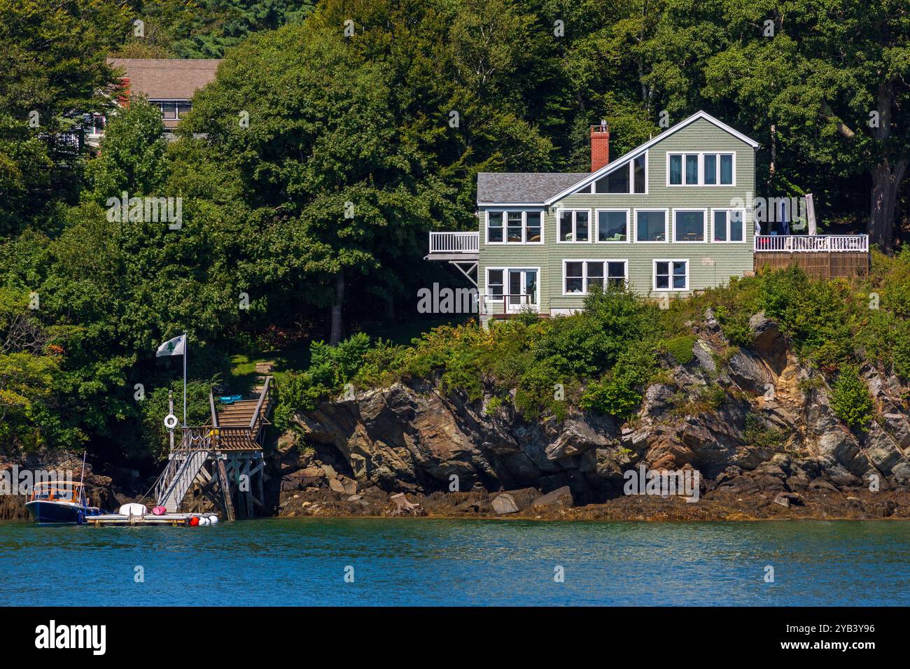 Peaks Island in Casco Bay, Portland, Maine, USA Stock Photo - Alamy