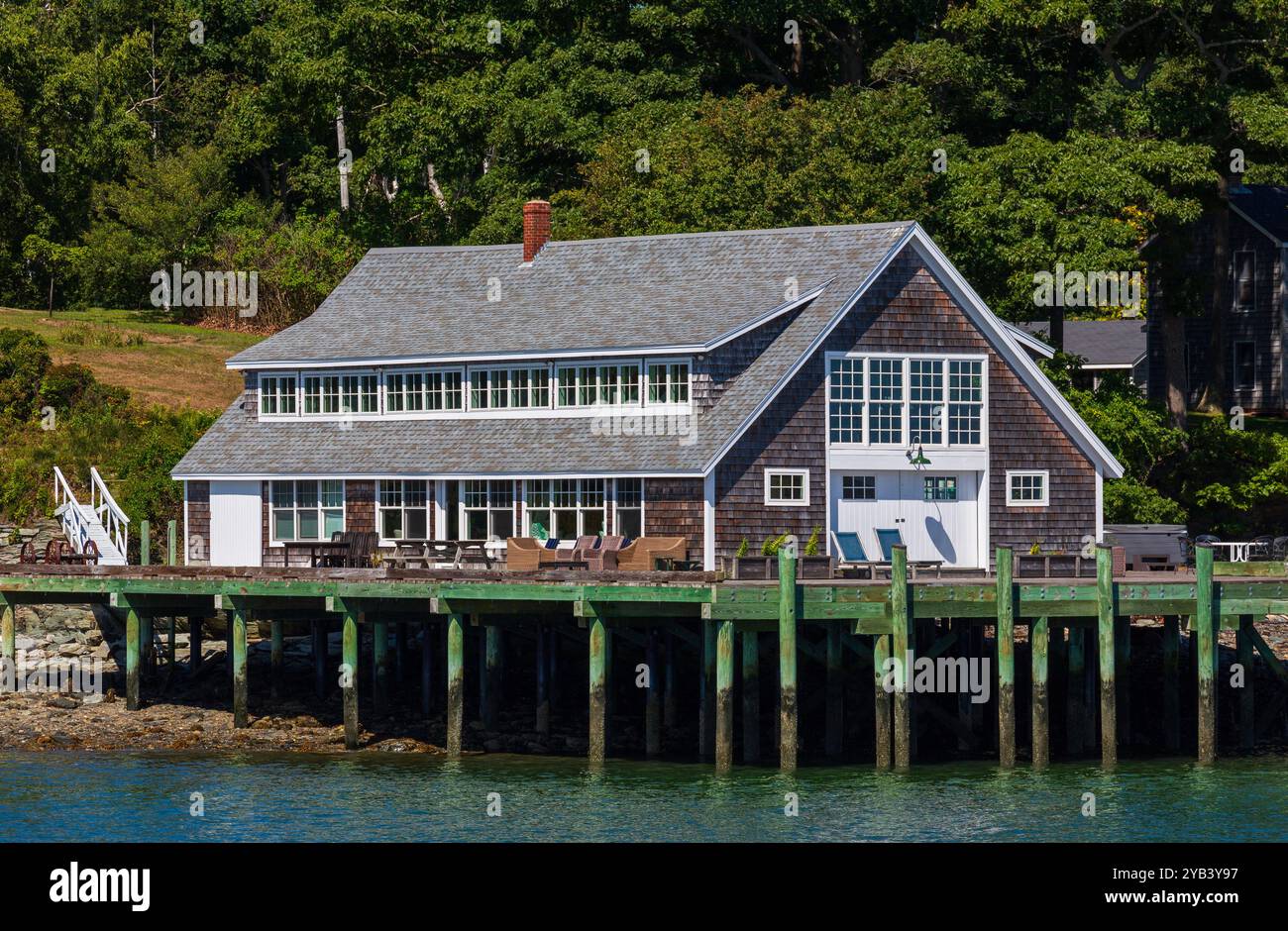 Life Saving Station,Little Diamond Island, Casco Bay, Portland, Maine ...