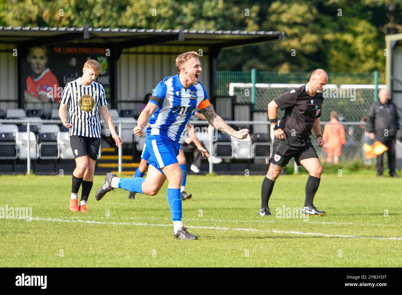 Pontardawe, Wales. 5 October 2024. Ben Wayman of Giants Grave ...