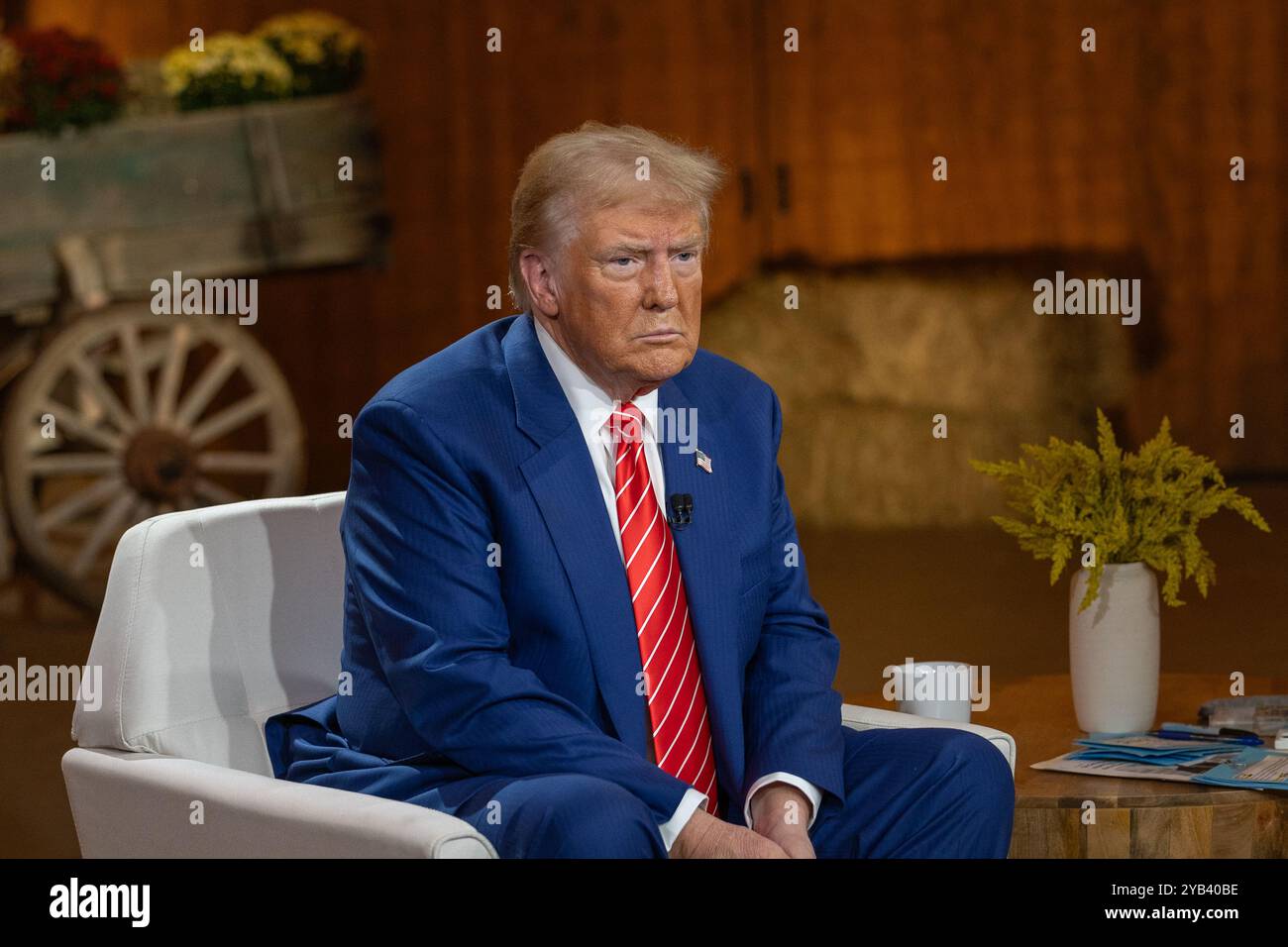 Former President, Donald Trump attends an all-women town hall event ...