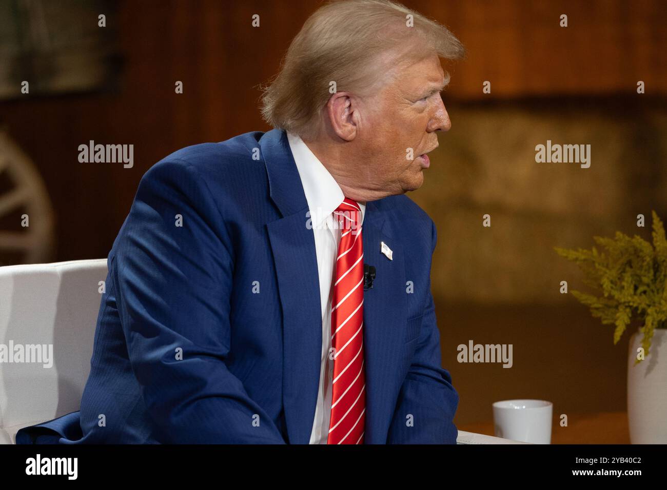 Former President, Donald Trump attends an all-women town hall event ...
