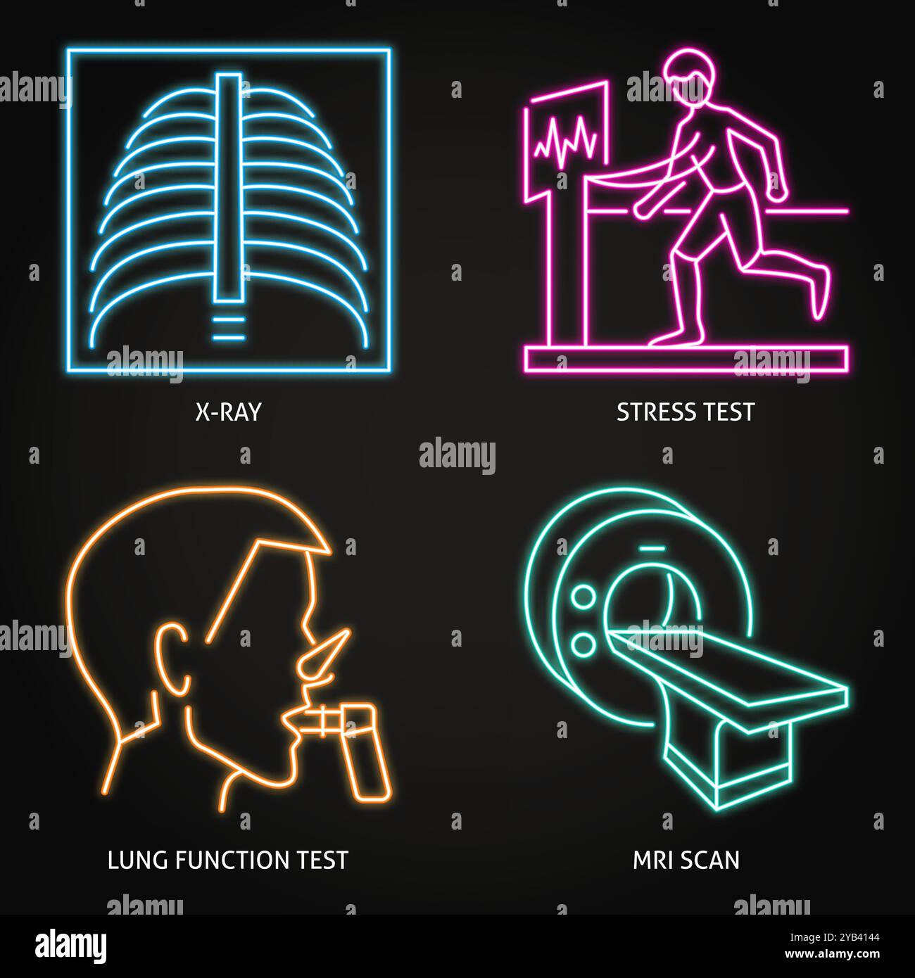 X ray stress test Stock Vector Images - Alamy