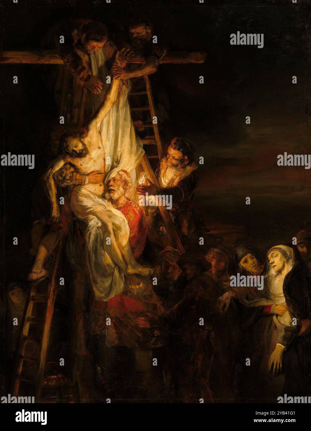 The Descent from the Cross. Rembrandt Workshop (Probably Constantijn van Renesse). 1650/1652 ...