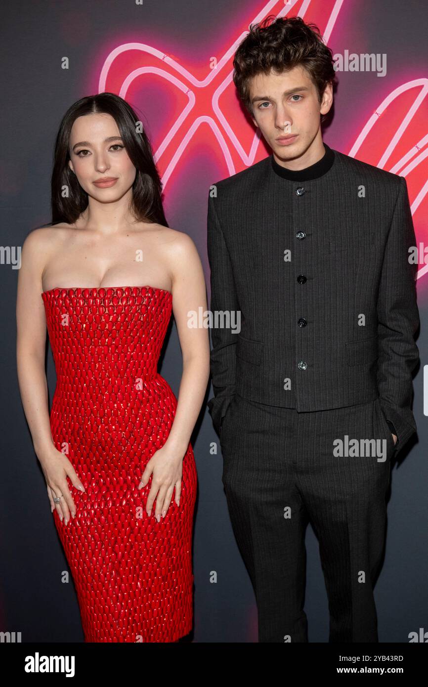New York, United States. 15th Oct, 2024. Mikey Madison and Mark ...