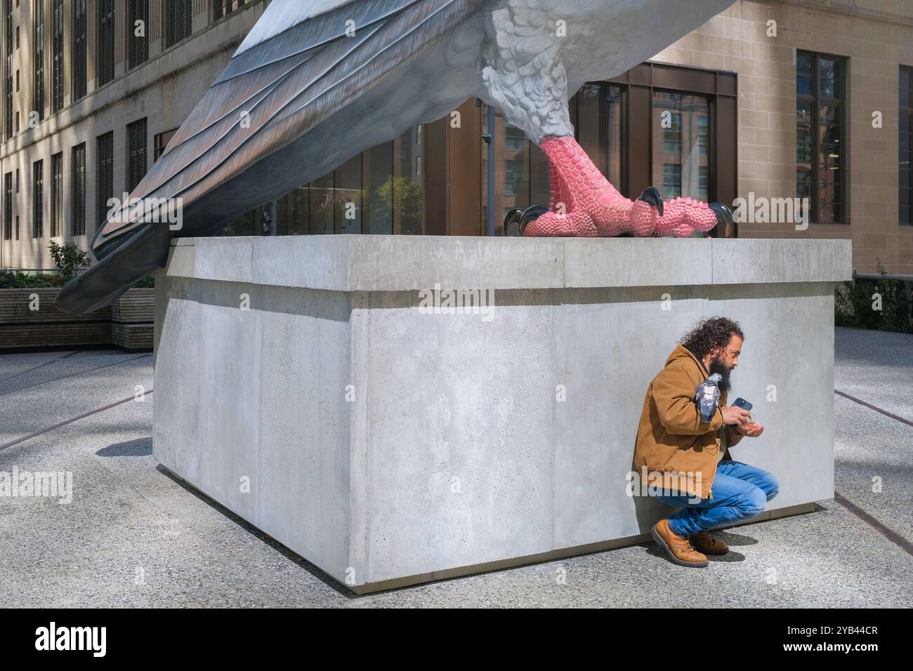 New York, New York, USA. 16th Oct, 2024. Sculptor Ivan Argoste's ...