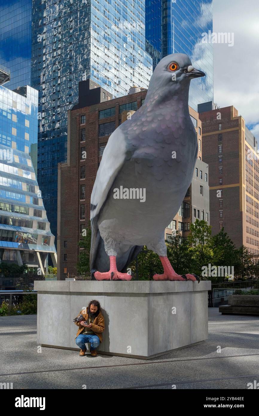 New York, New York, USA. 16th Oct, 2024. Sculptor Ivan Argoste's ...