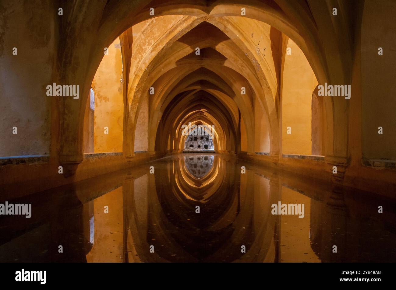 The Baths of Lady Maria de Padilla. Real Alcázar de Seville. Spain ...