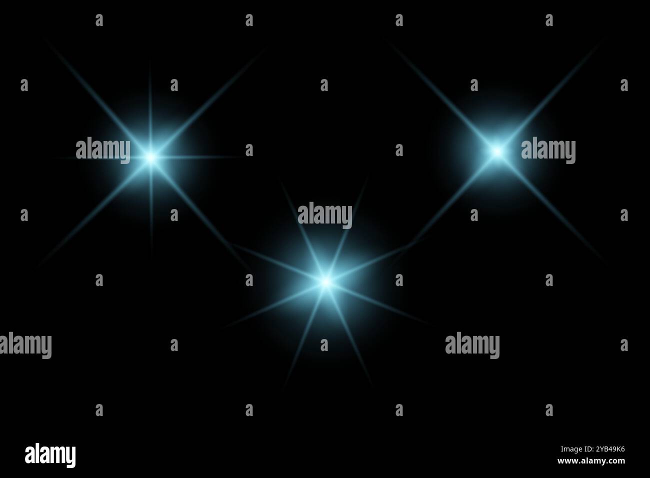 blue sparkle lights, flashing lights, light effects, sunlight lens flare, glowing ray beams ...