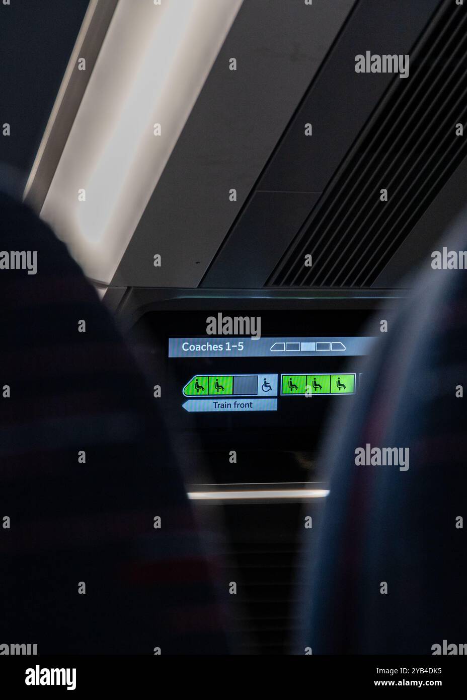 Train information screen hi-res stock photography and images - Alamy