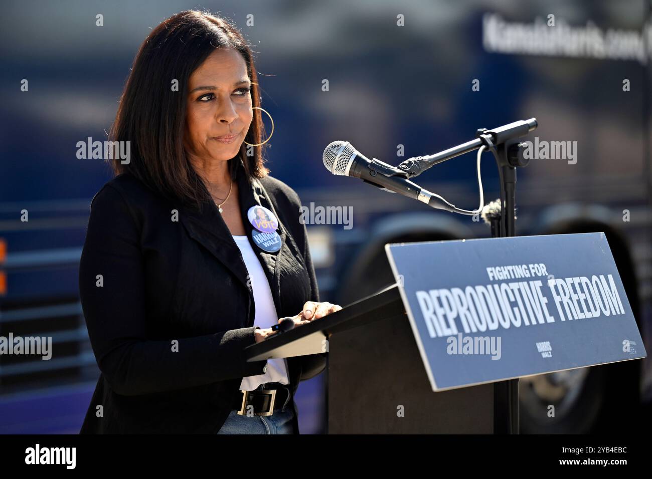 Las Vegas, Nevada, USA. 16th Oct, 2024. Maya Harris, sister of Vice ...