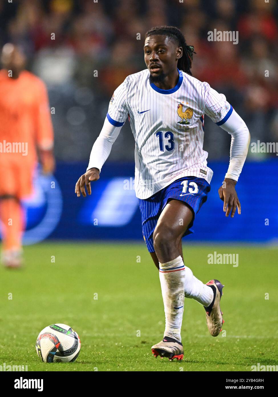 BRUSSELS - Manu Kone of France during the UEFA Nations League match ...