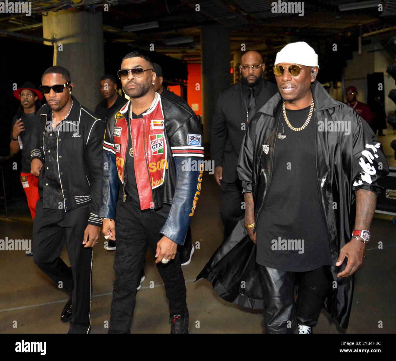 Dallas, USA. 11th Oct, 2024. Tyrese, Ginuwine, Tank (T.G.T.) performs ...