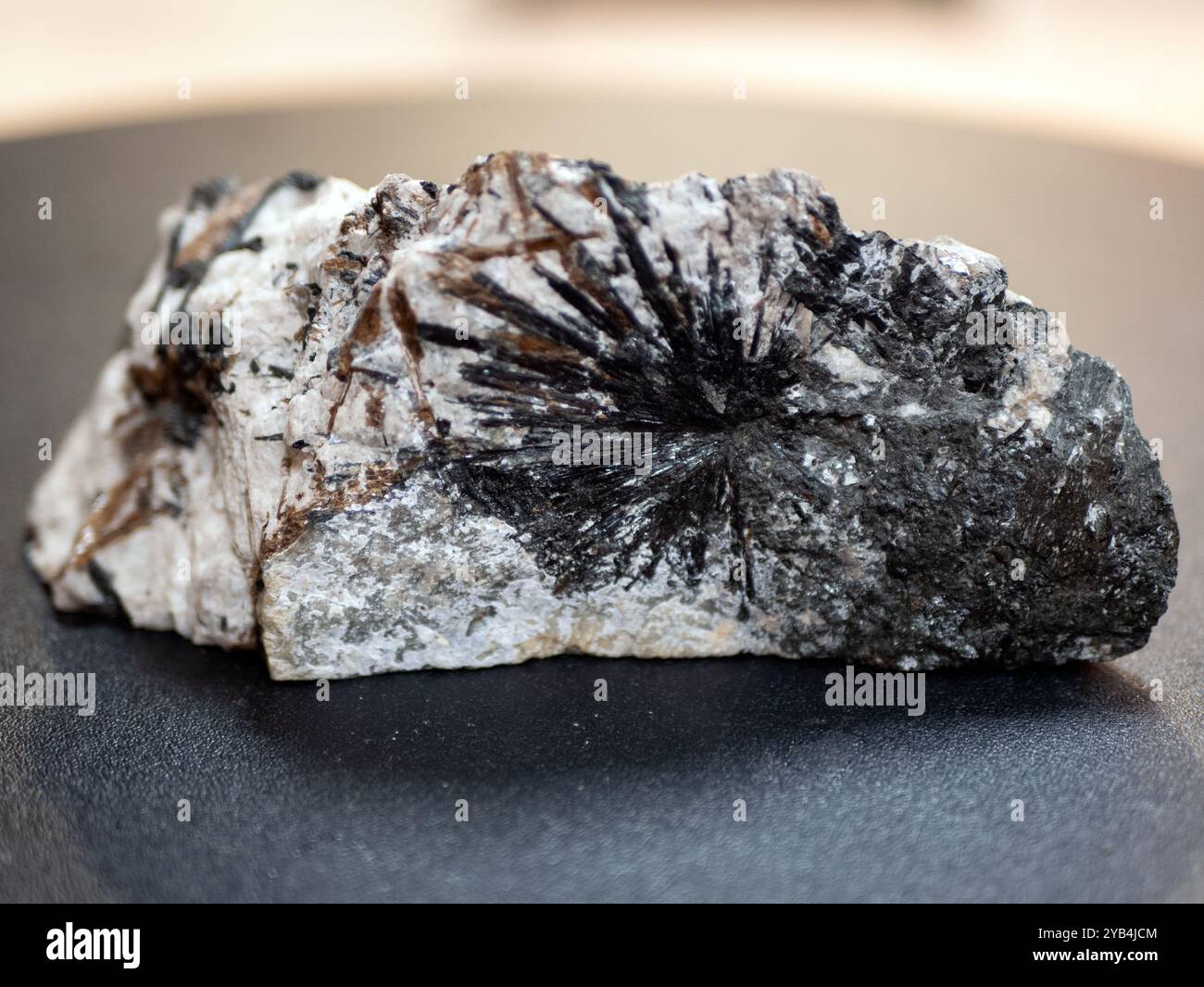 Rare hydrous potassium iron titanium silicate mineral named ...