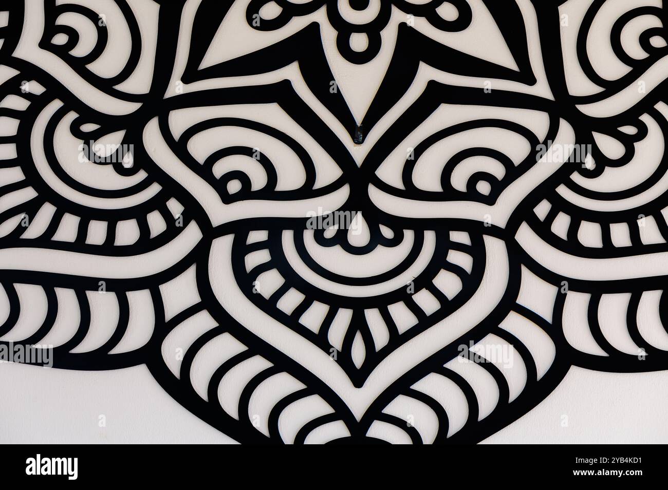 Beautiful black white fluid patterns hi-res stock photography and ...