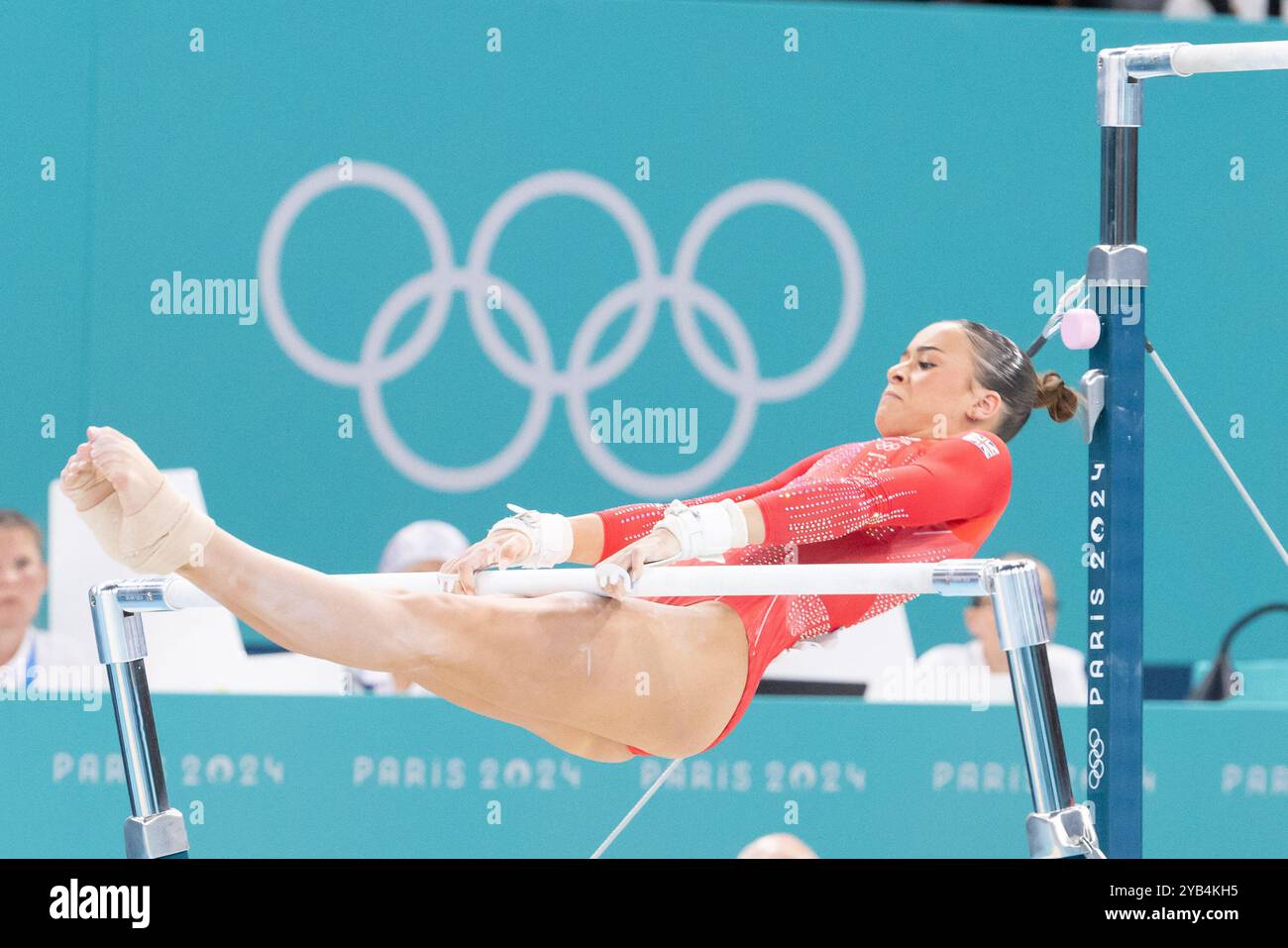 August 01, 2024: Georgia-Mae Fenton of Great Britain performs in the ...