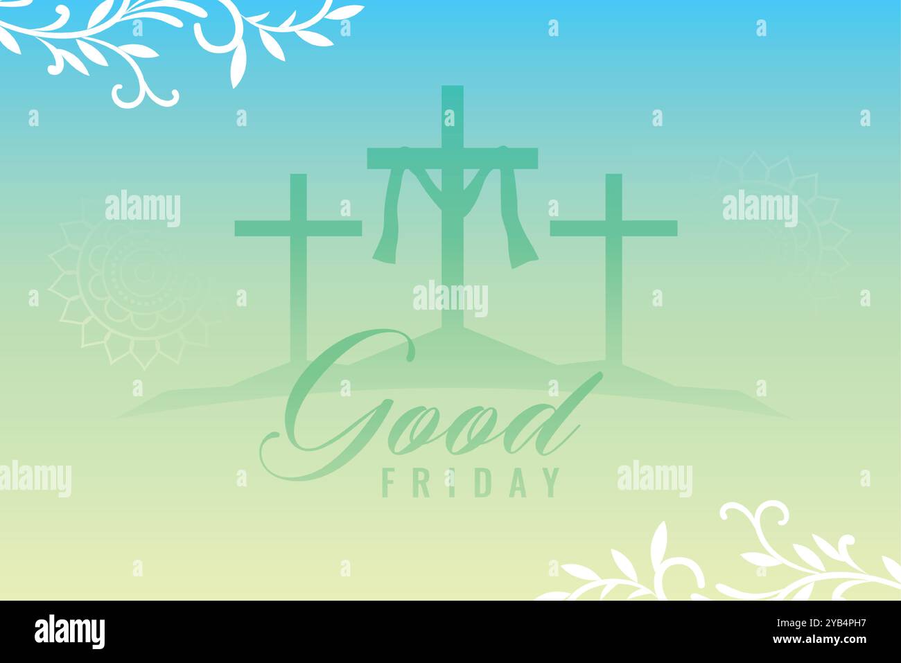 wishes card for good friday holy week Stock Vector Image & Art - Alamy