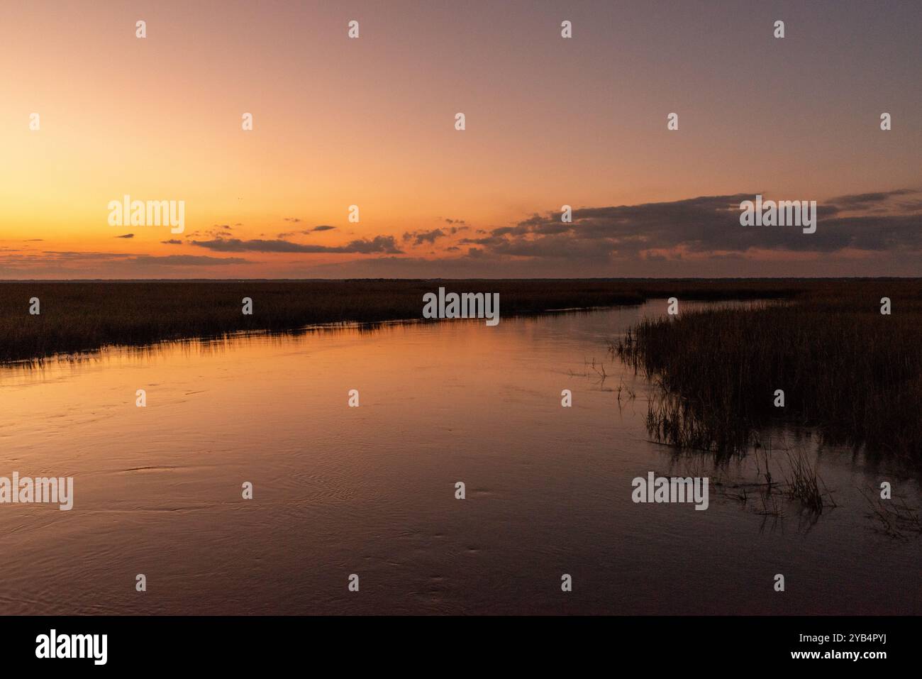 Stunning sunset views from Hunting Island State Park, in the Sea ...