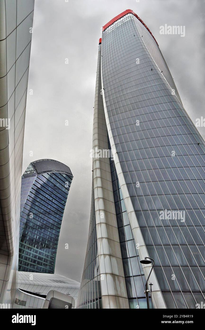Milan.Generali Tower (lo Storto, "the Twisted One").Torre Hadid Stock ...