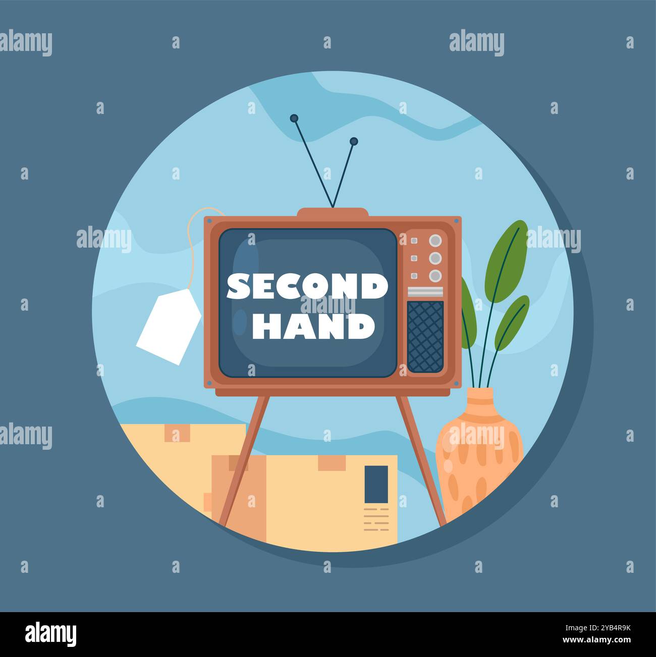 Second hand merchandise Stock Vector Images - Alamy