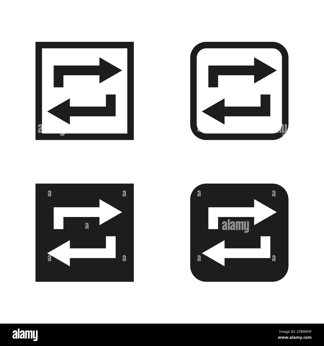 Two way flow Stock Vector Images - Alamy