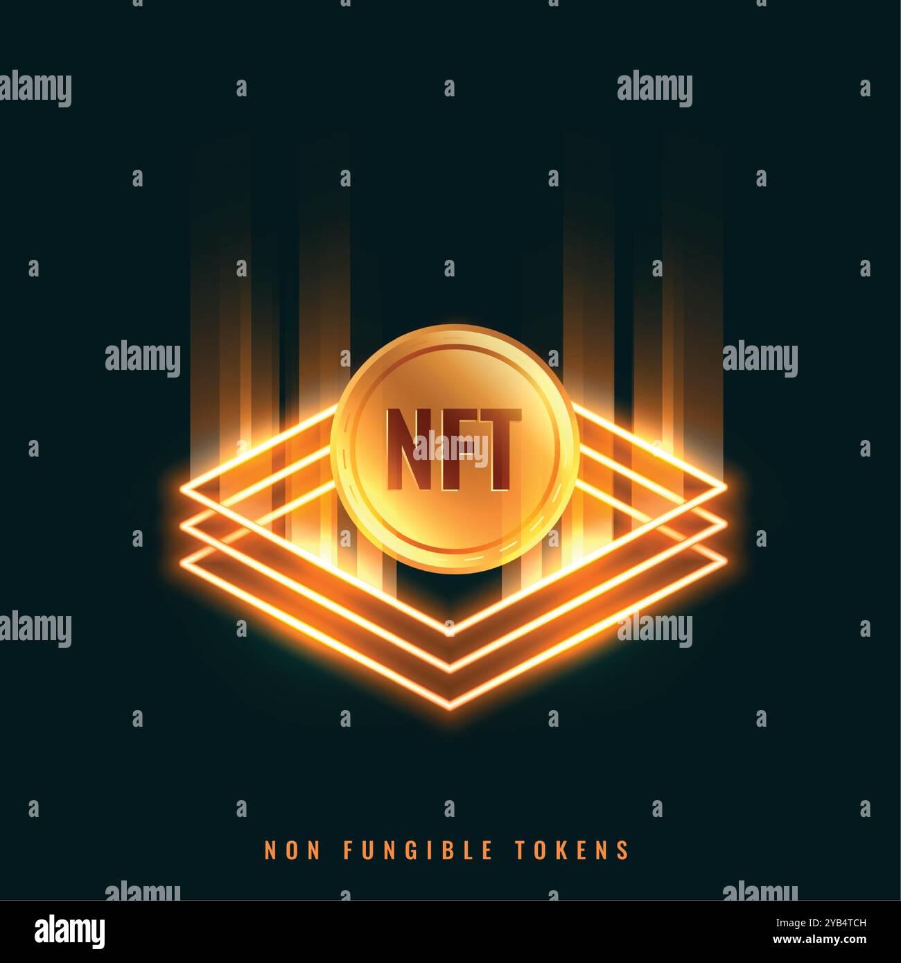 Artificial light rays Stock Vector Images - Alamy