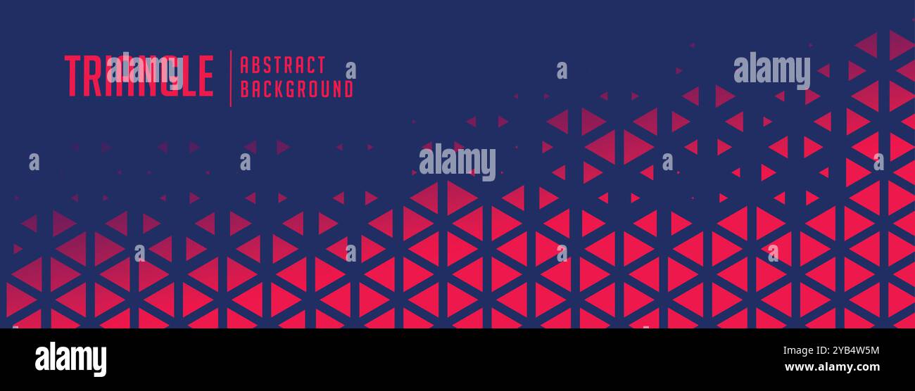 blue background with red triangle pattern Stock Vector Image & Art - Alamy