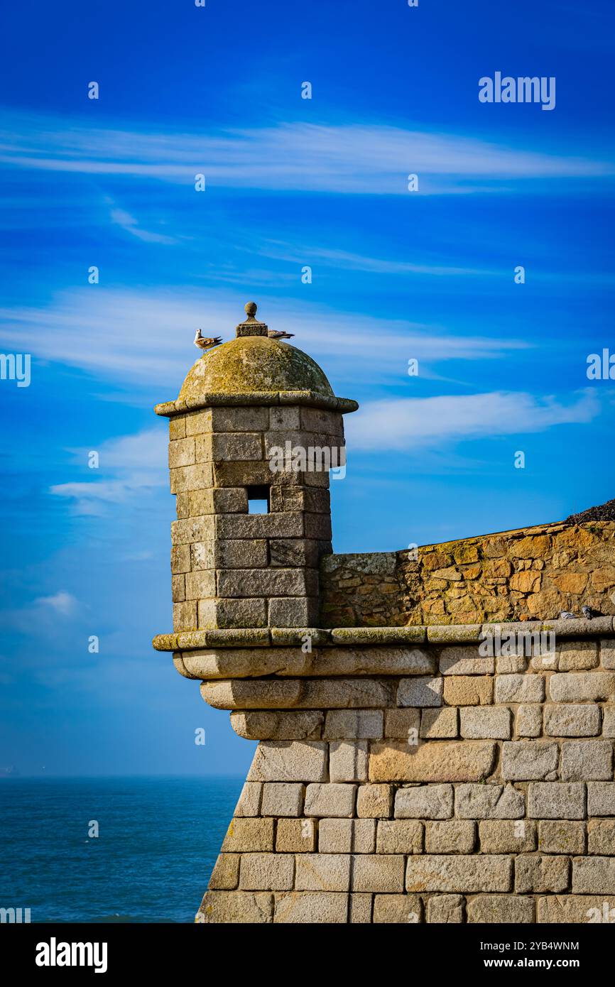 Forte de Francisco Xavier in Porto, Portugal Stock Photo - Alamy