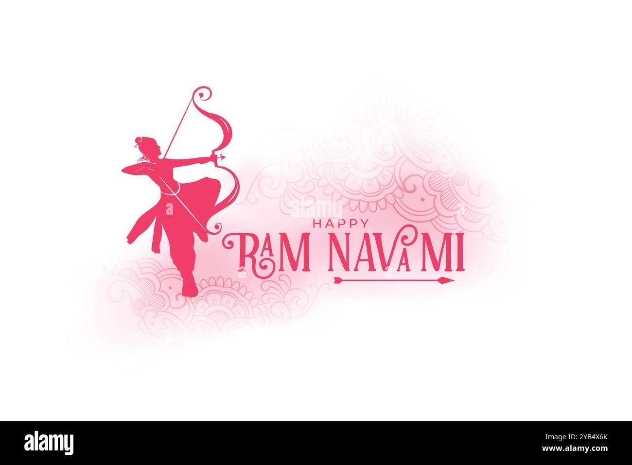 ram navami wishes card festival design Stock Vector Image & Art - Alamy