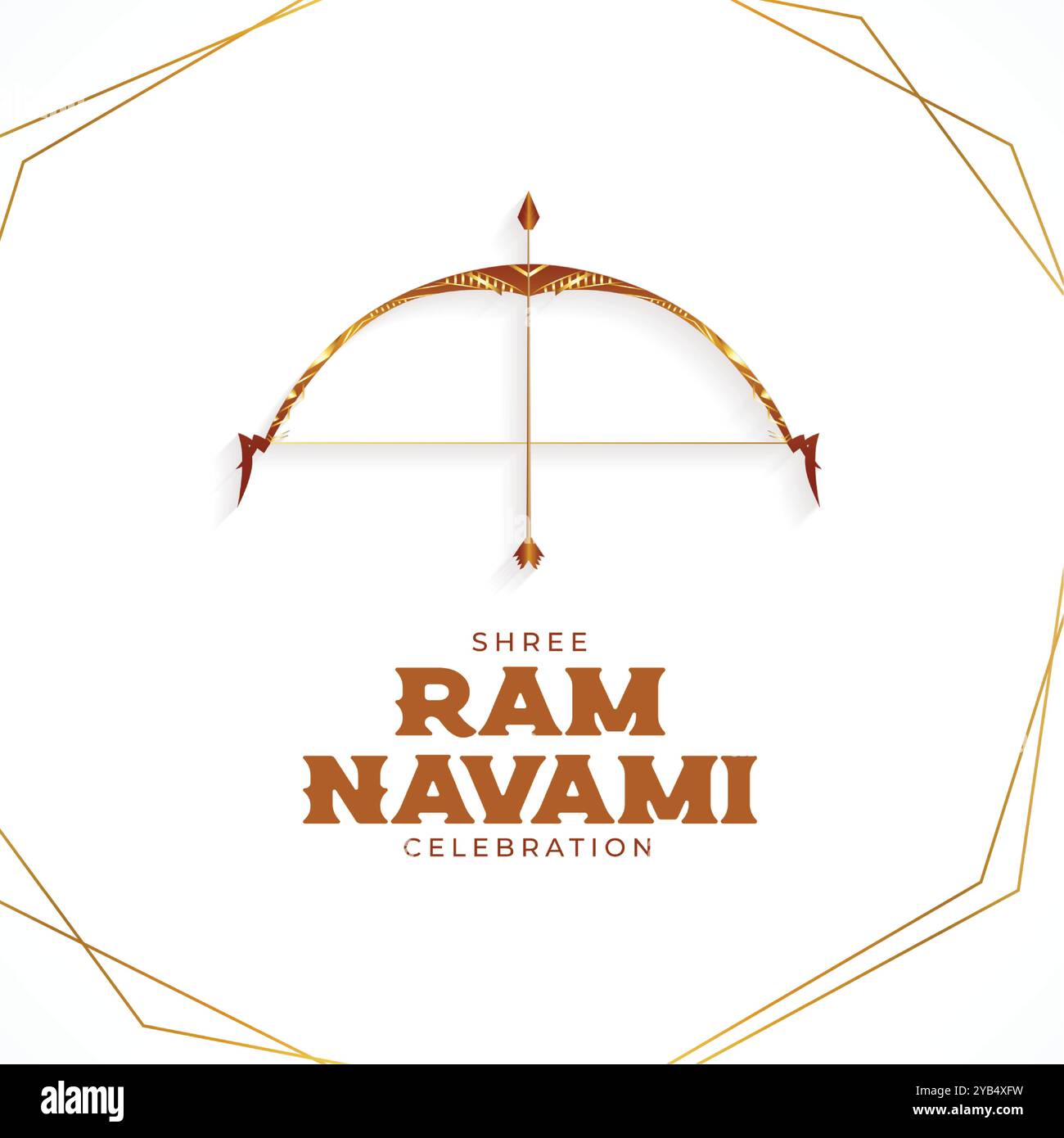 elegant ram navami festival greeting design Stock Vector Image & Art ...