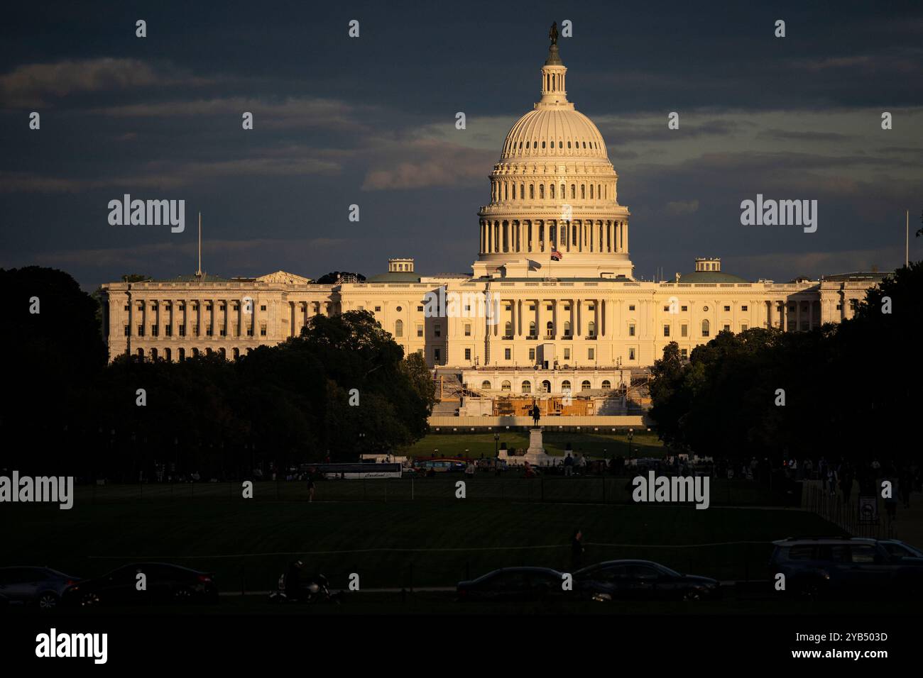 Washington, USA. 16th Oct, 2024. A general view of the U.S. Capitol ...